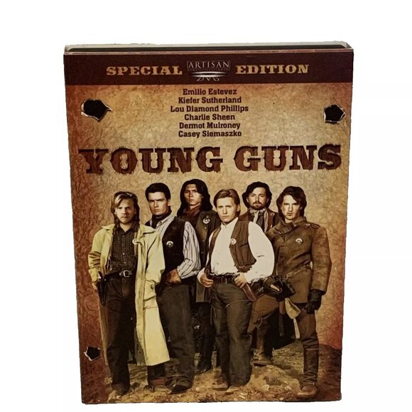 Lionsgate | Media | Young Guns Dvd 203 Special Edition Widescreen ...